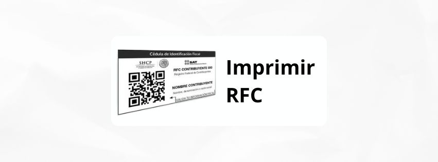 Imprimir o Descargar el RFC: Paso a Paso - Click Bolso